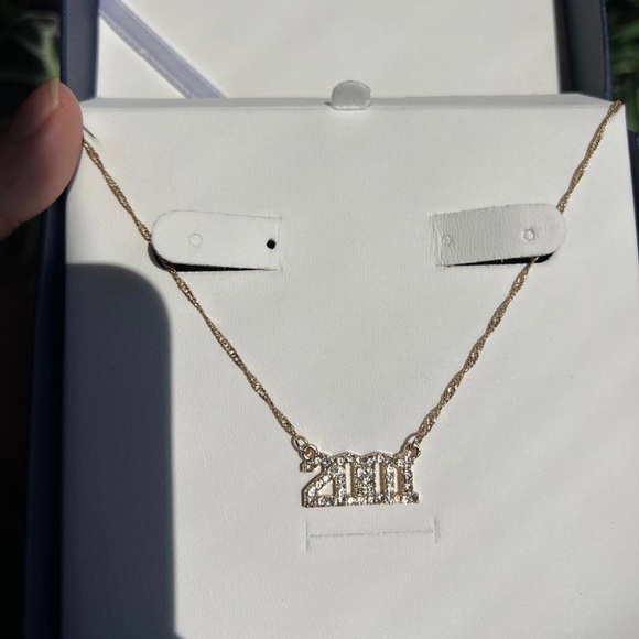 Jewelry | 201 Studded Gold Necklace | Poshmark